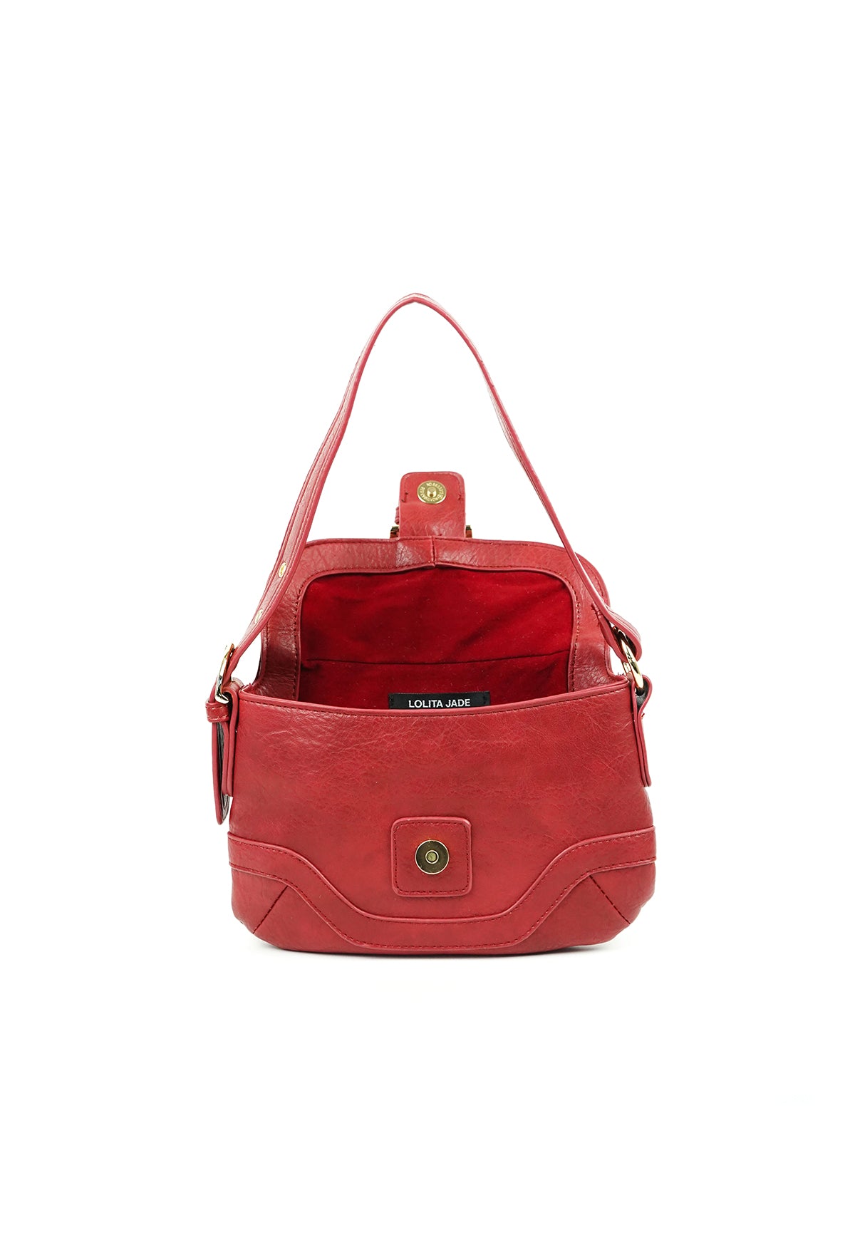 RED BUCKLE BAG – LOLITA JADE